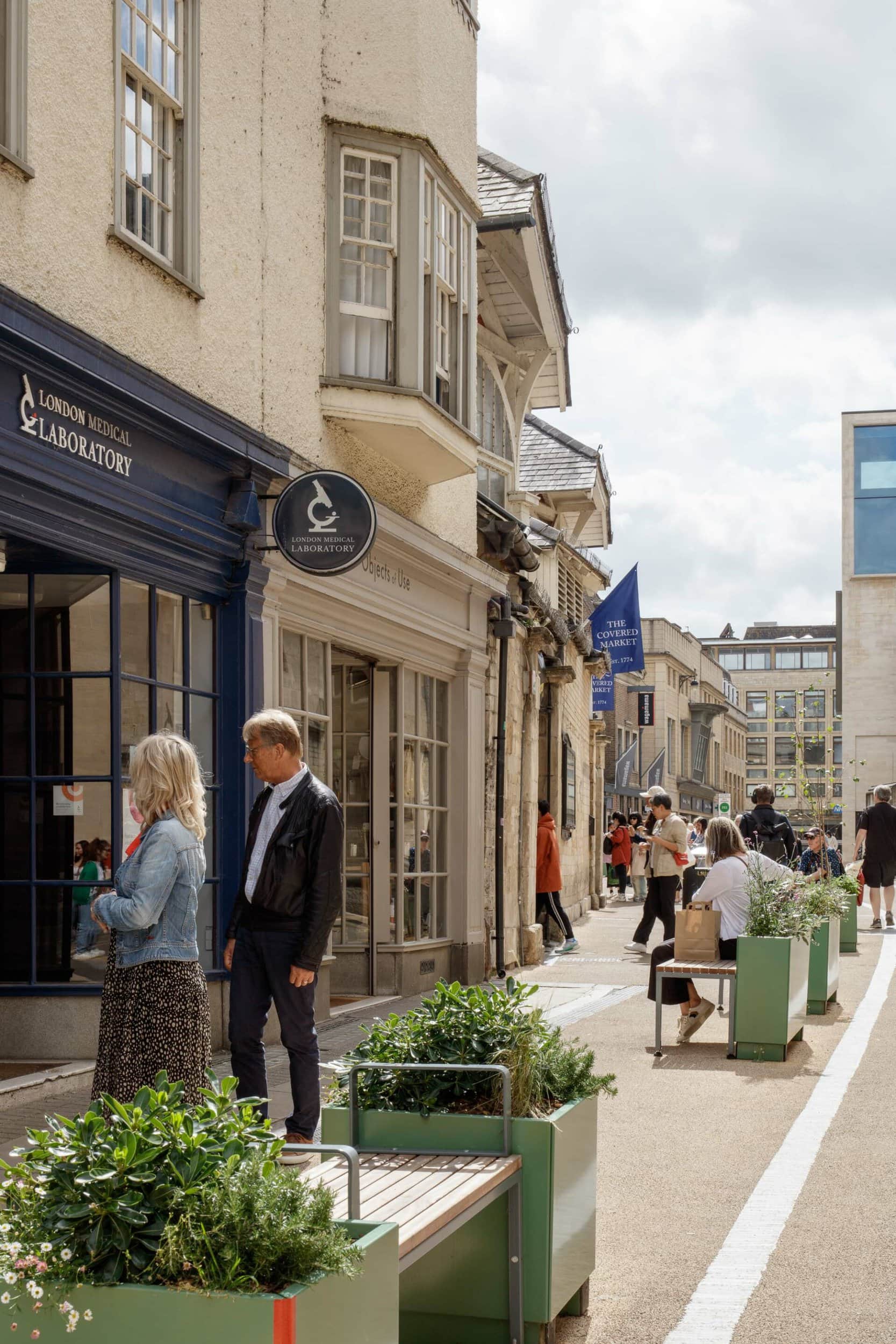 Green Transformation of Market Street, Oxford | Meristem Design