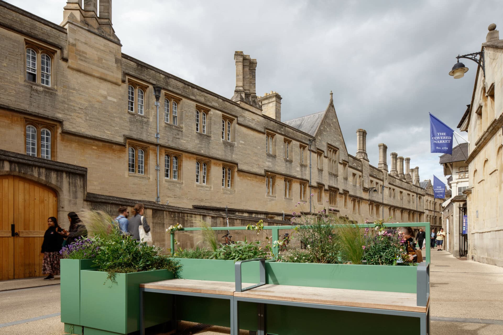 Green Transformation of Market Street, Oxford | Meristem Design