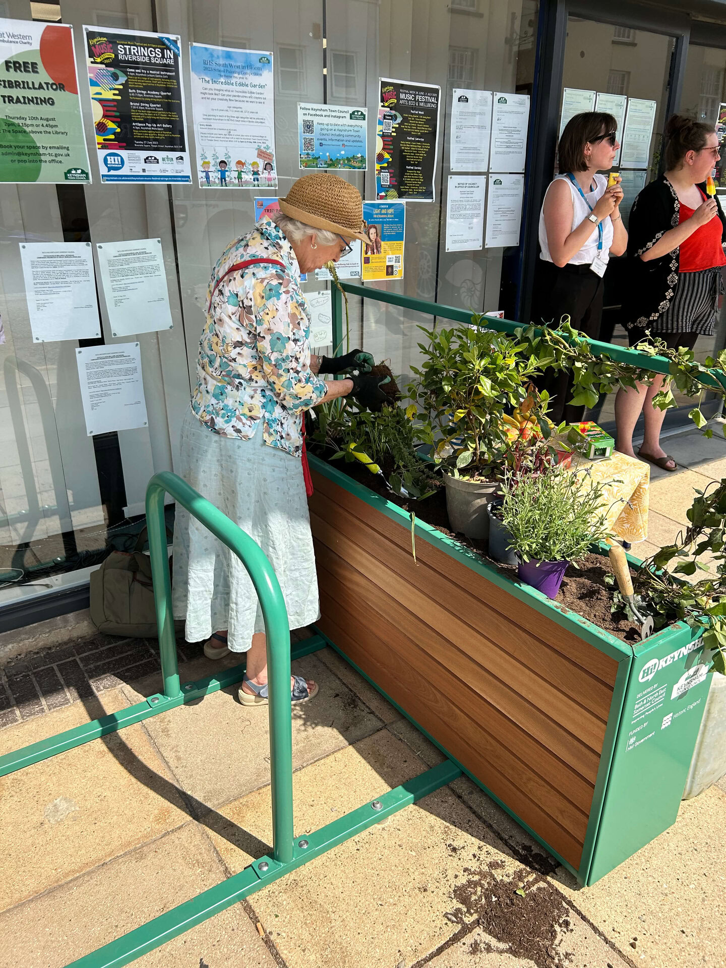Enhancing Keynsham with vibrant parklets and cycle parking