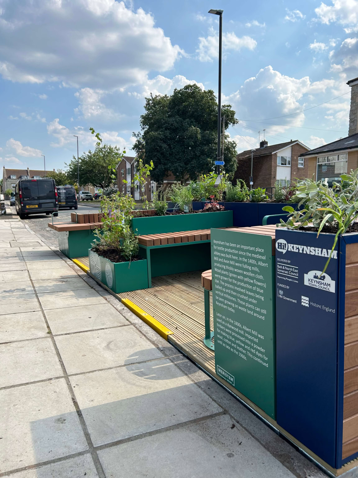 How to design community spaces with parklets and planters