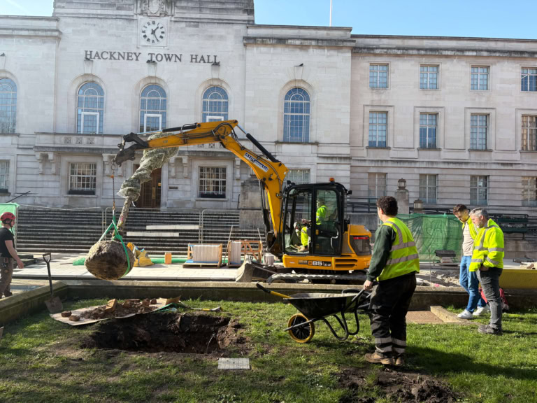 Hackney Town Hall Regeneration and New Green Spaces | Meristem Design